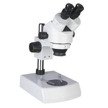 China Glass Zoom Stereo Inspection Microscope With 100mm Working Distance 1:6.4 supplier