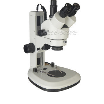 China High Magnification Trinocular Stereo Zoom Microscope With Digital Camera WF10× / 20mm supplier