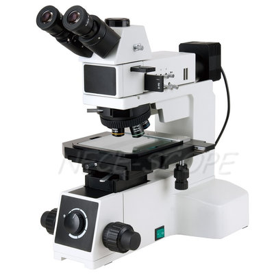 China Binocular Compound Metallurgical Optical Microscope Moving XY 105mm * 105mm supplier