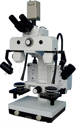 China Trinocular Stereo Zoom Forensic Comparison Microscope For Micro Comparison supplier