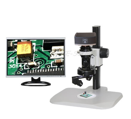 China Digital Portable Zoom 3d Optical Microscope 1X C - Mount With LCD Touching Screen supplier